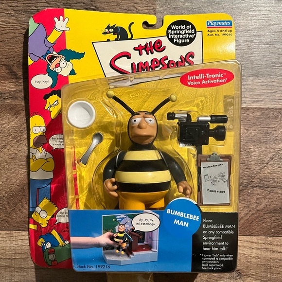 The simpsons | Toys | The Simpsons Bumblebee Man Action Figure | Poshmark